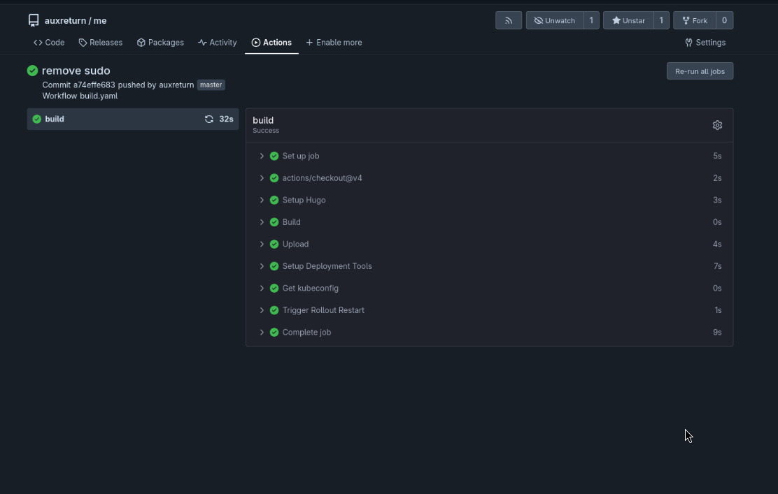 Integrating Forgejo Actions on my Self-Hosted Instance :: James Storey